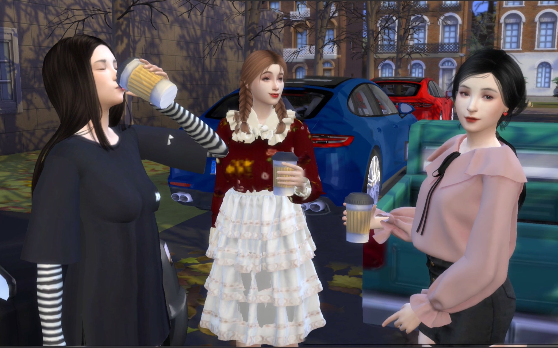 《我们在中传的一天》动画mv(模拟人生4短片)不会在游戏里拍mv的...