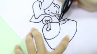 趣味简笔画,画迪斯尼公主,简单又好看