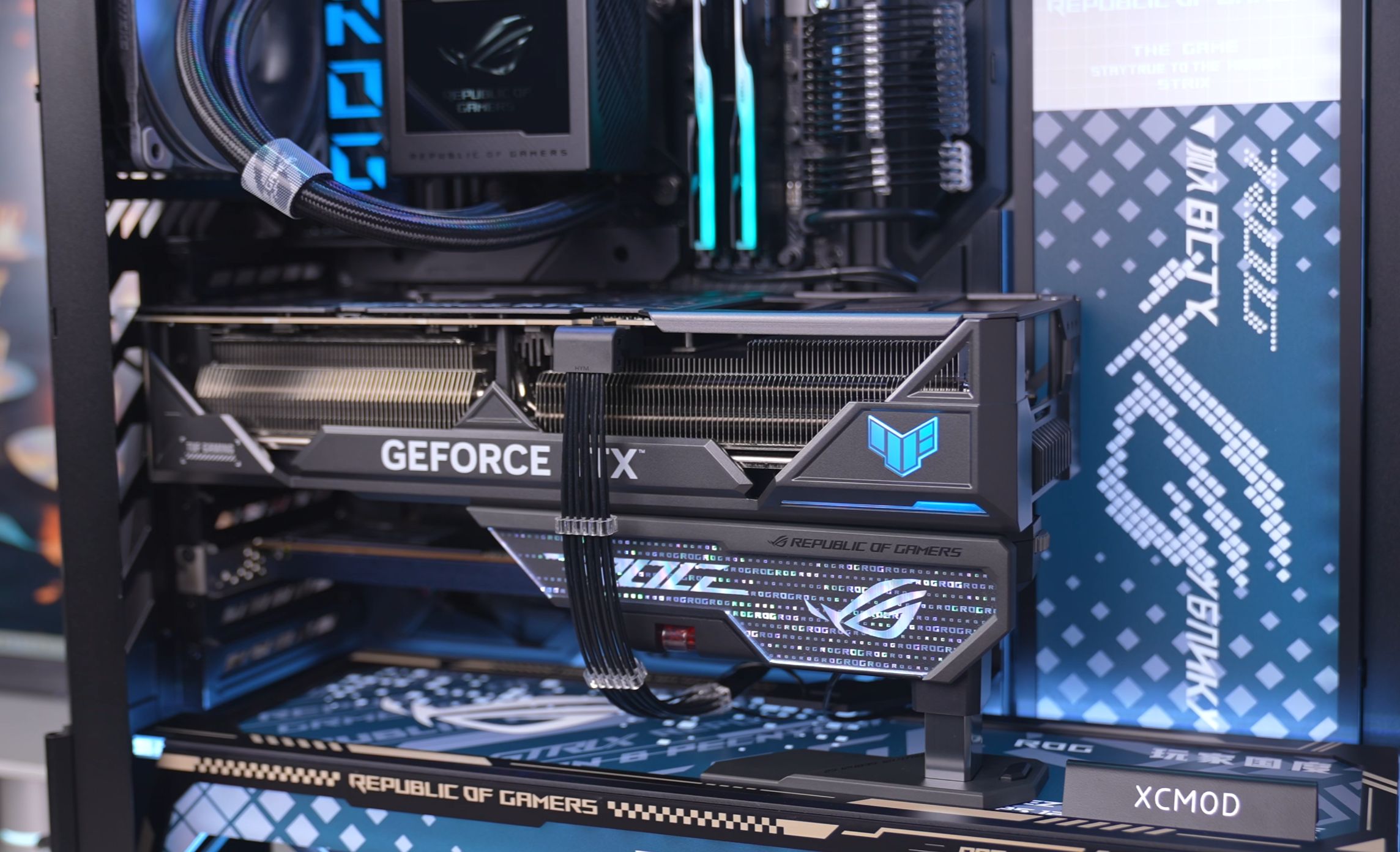 华硕全家桶安装过程 i9+4090+ROG主板+ROG电源+ROG水冷+TUF...
