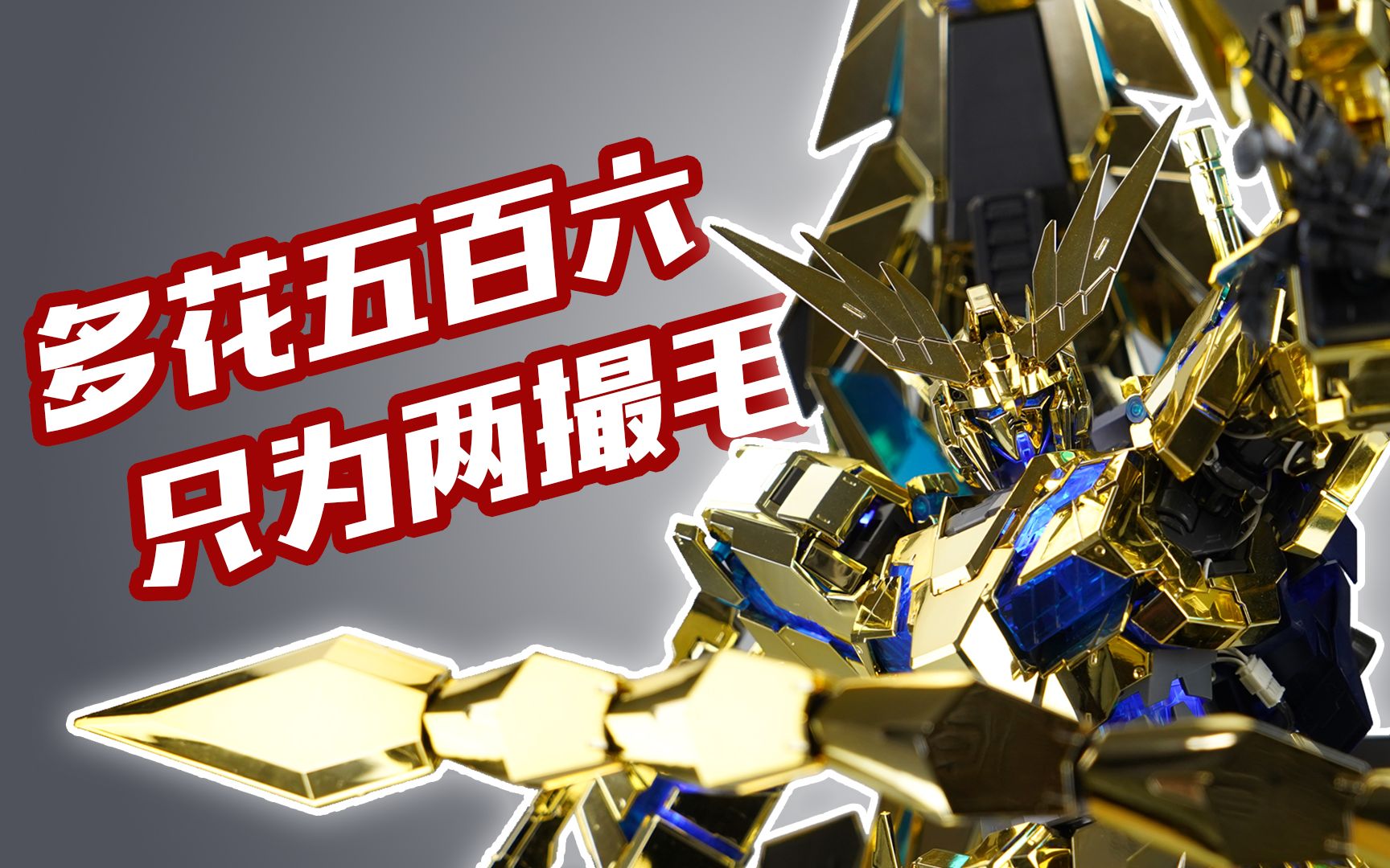 四万VS四万八!多花五百六,只为两撮毛?万代PG 菲尼克斯 NT版 +配件...