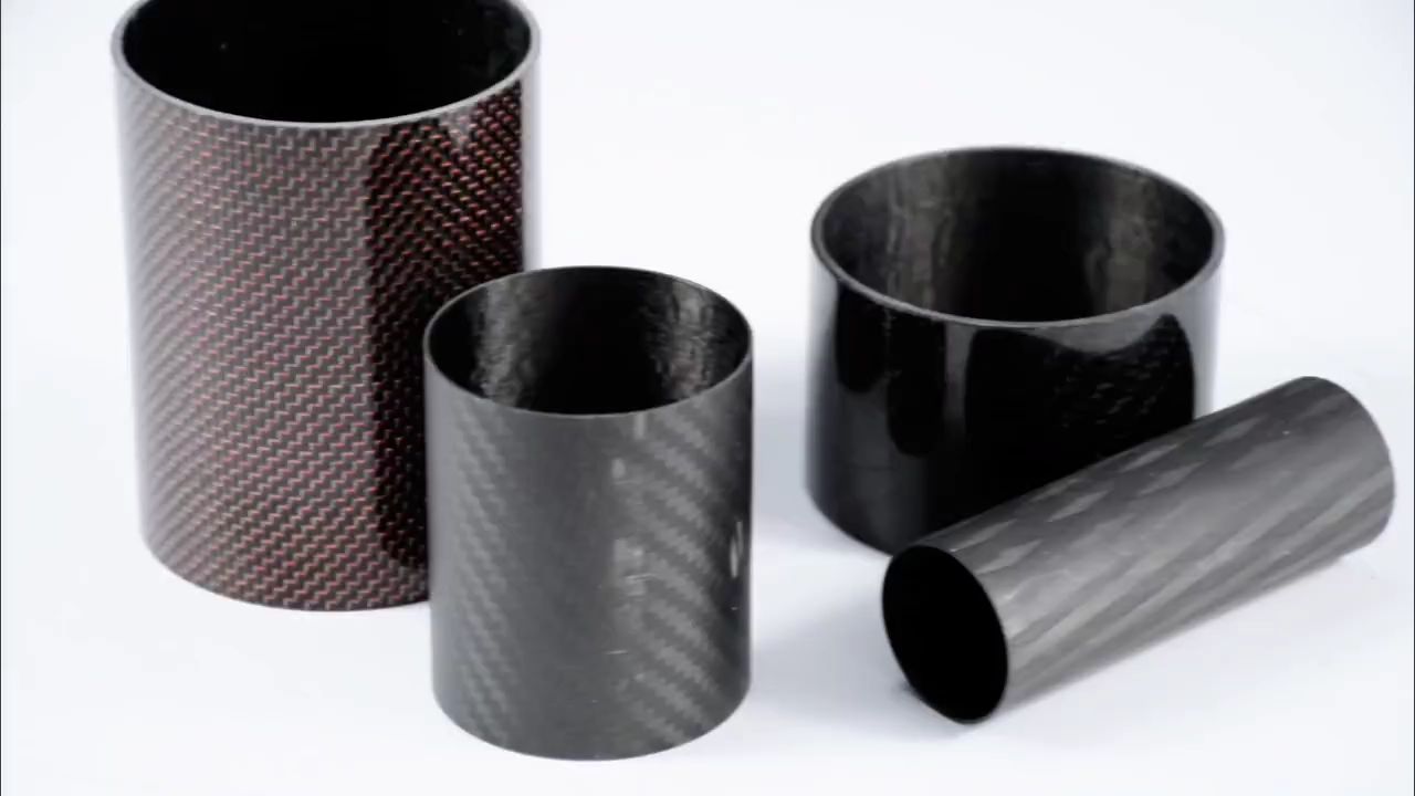 碳纤维管材定做加工 可做6-300mm碳纤维管 汽配碳纤维管 复合材料