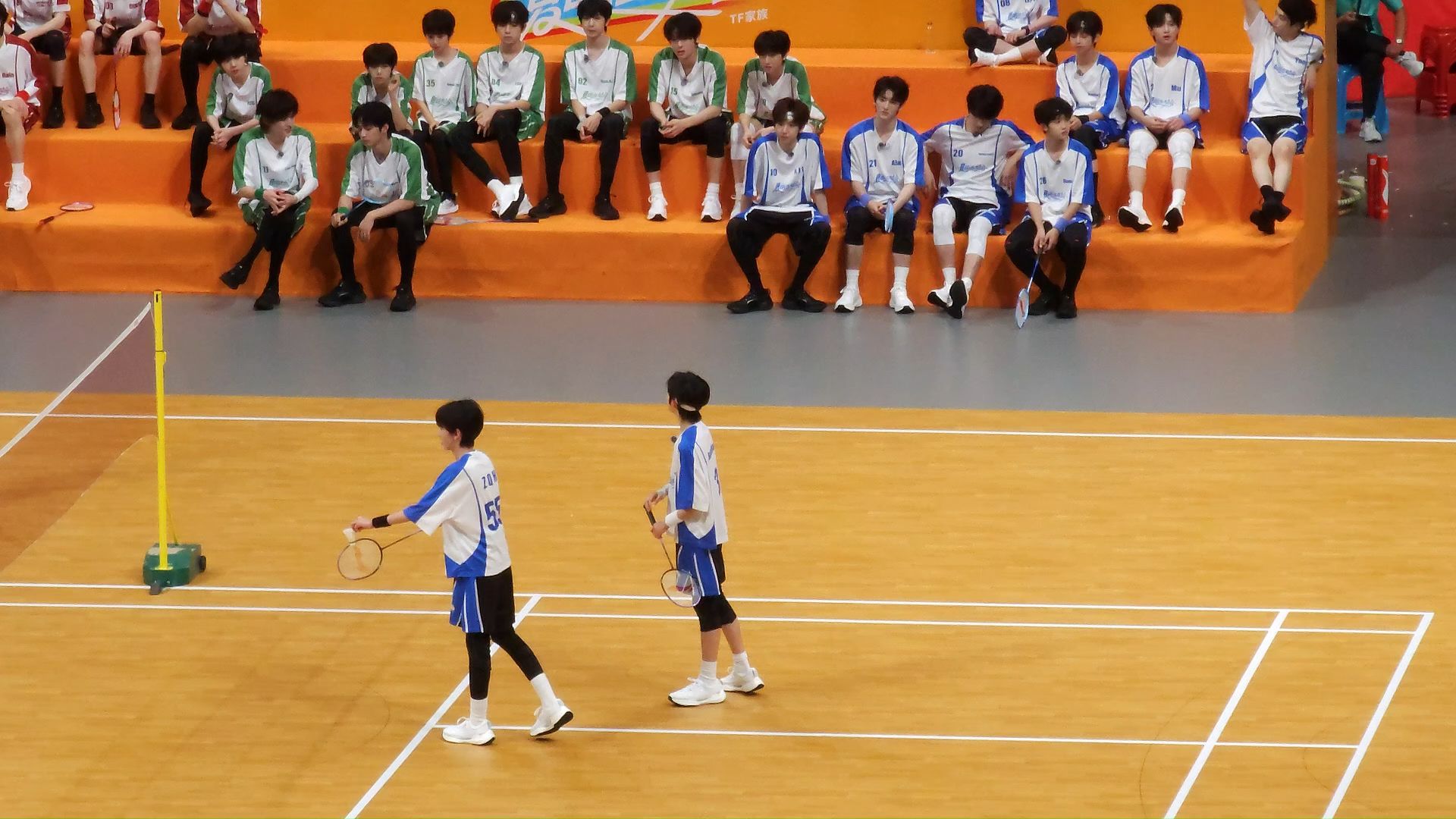 【TF家族运动会】羽毛球赛 绿队vs蓝队