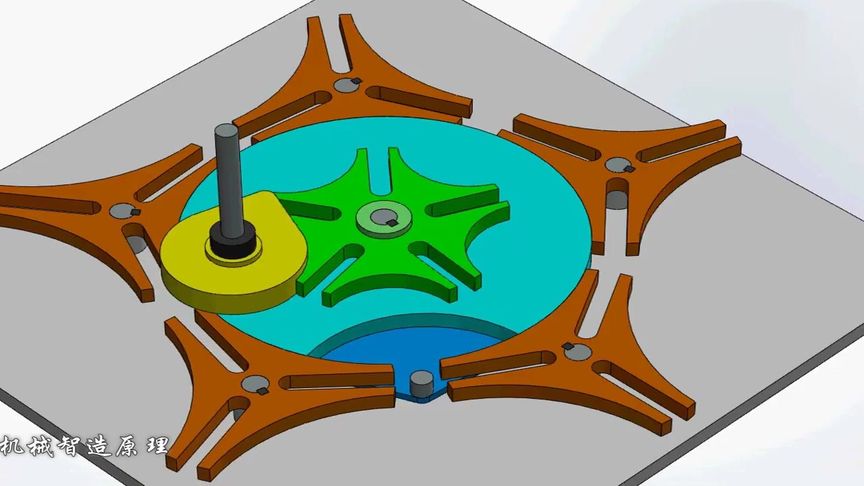 三个设计很灵动的机械结构,这是学机械的基础结构!