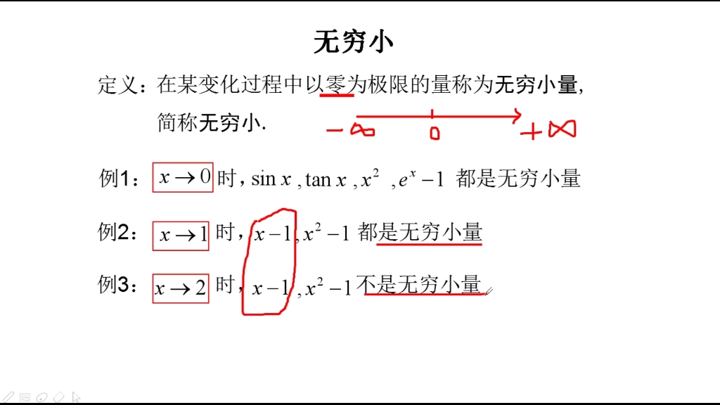 第一章6 无穷小量和无穷大量