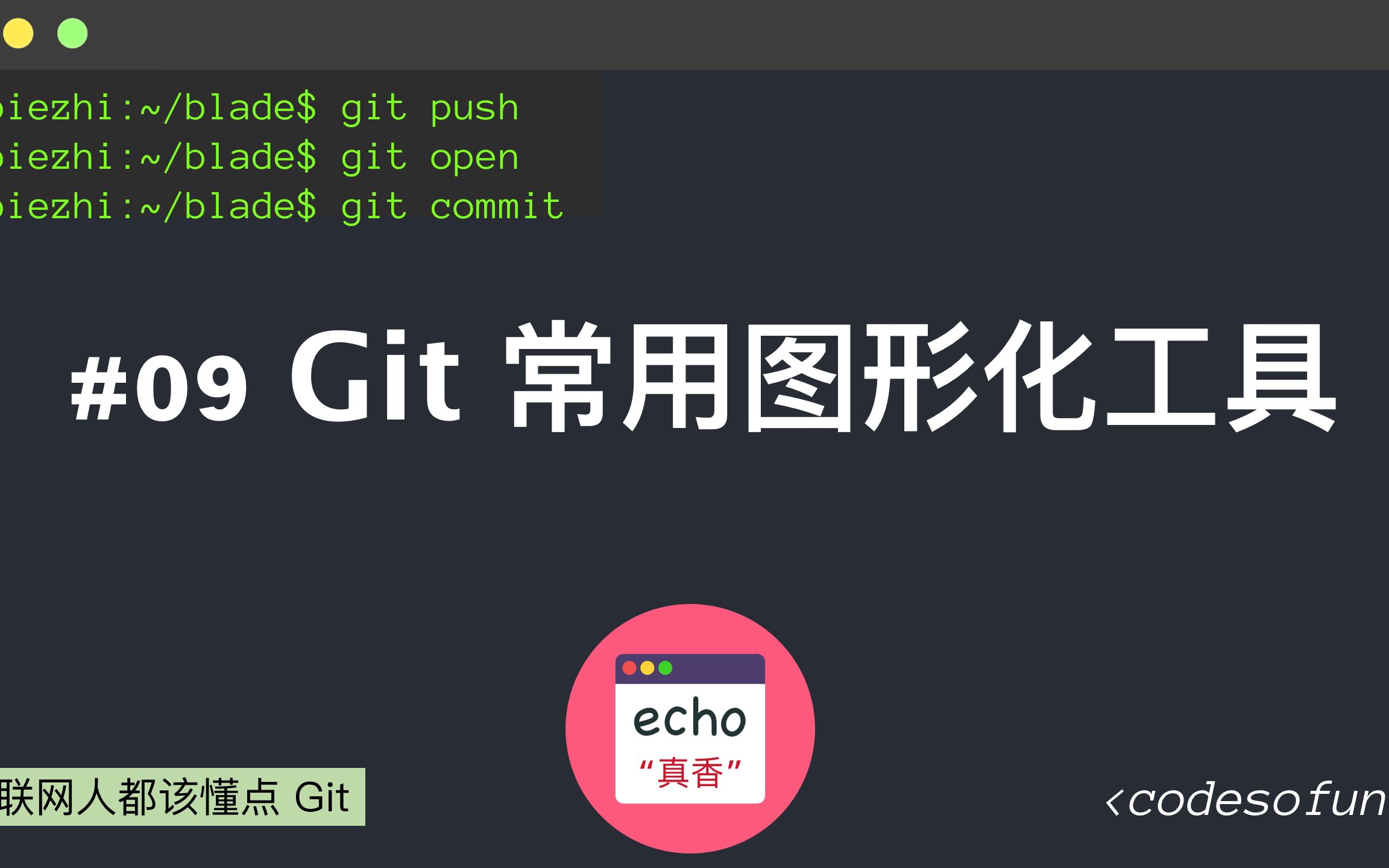 互联网人都该懂点 Git #09 Git 常用图形化工具
