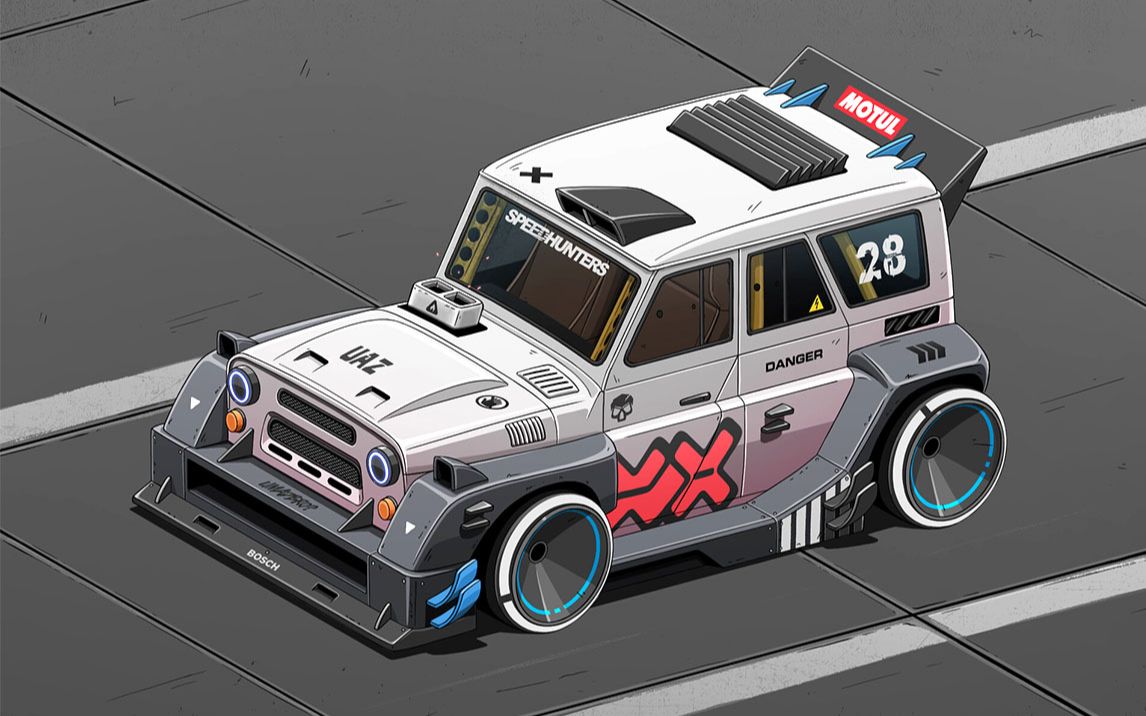 【3dmax建模】从box开始制作卡通小汽车模型,零基础小车模型制作教程