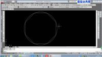 CAD画多边形的外切圆的方法1