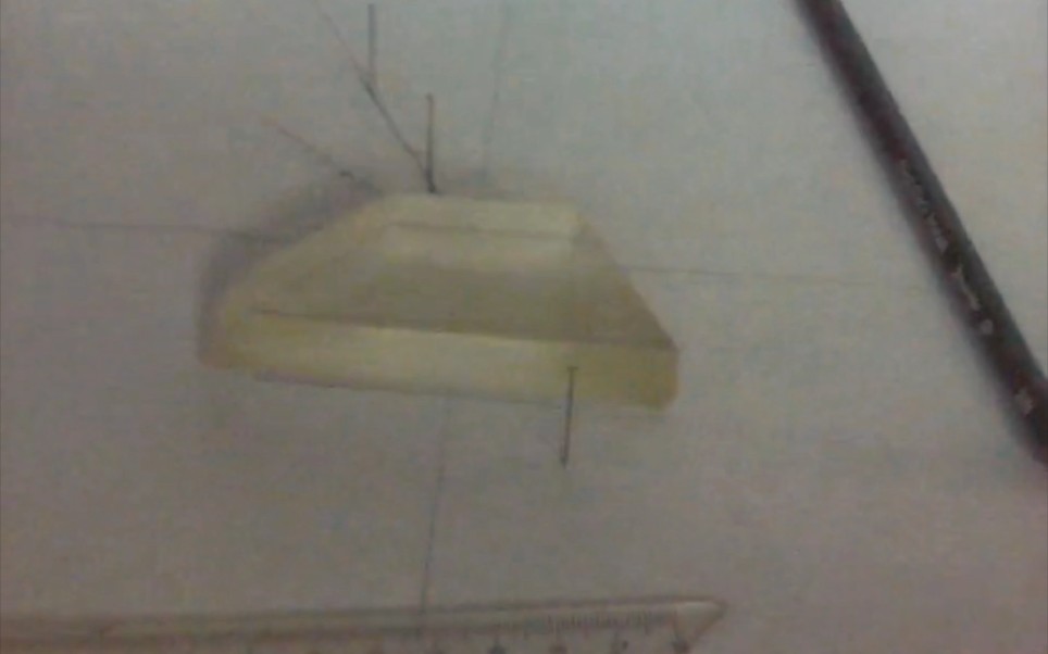 老视频里的旧时光 检验光的折射率实验#折射率 #高三 #实验 #合格考 #...