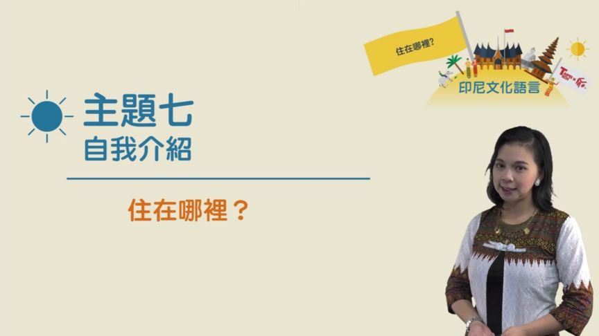 印尼语学习发音自学基础教学印尼自我介绍 我住在哪里