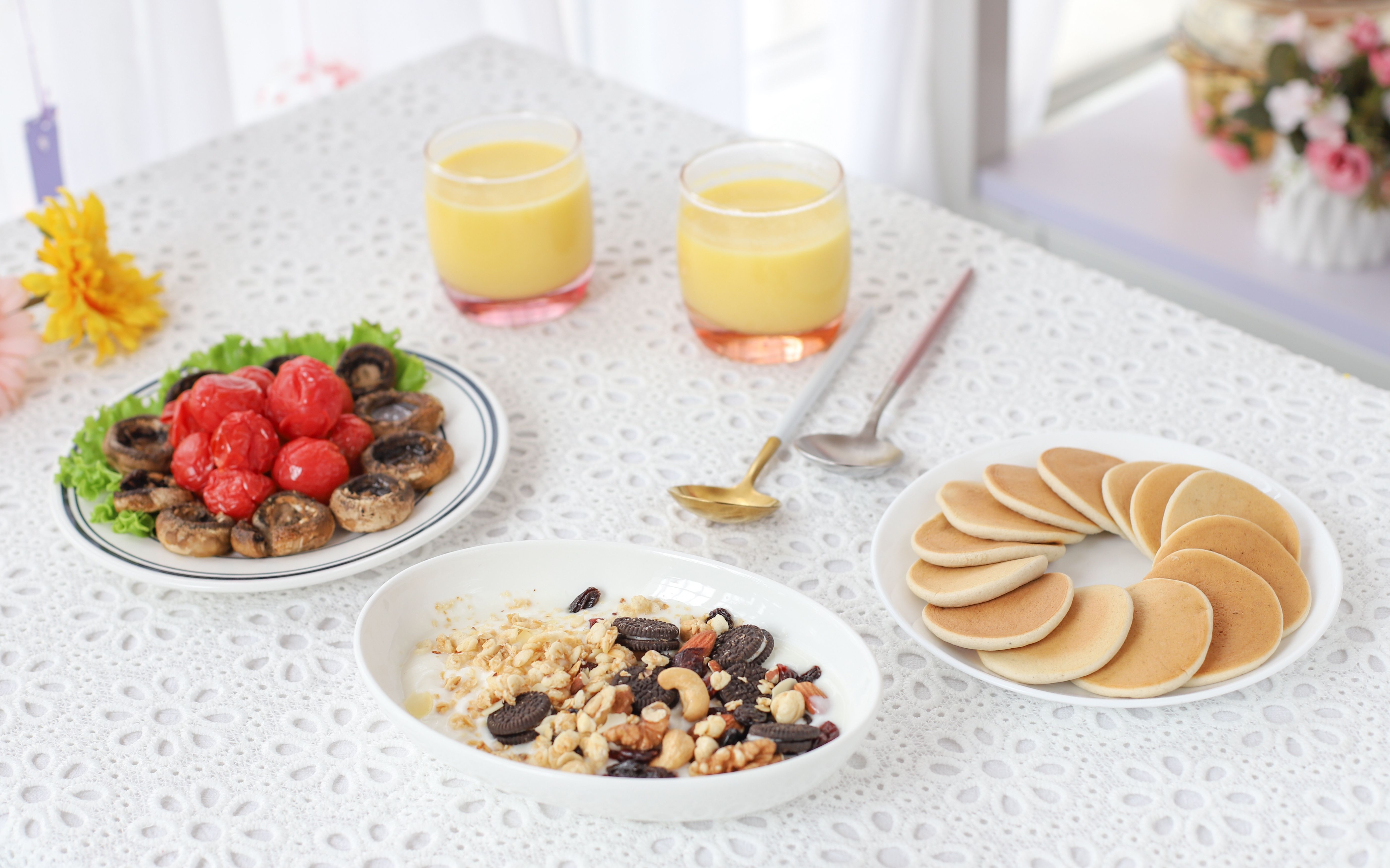 用视频记录早餐的第四天~