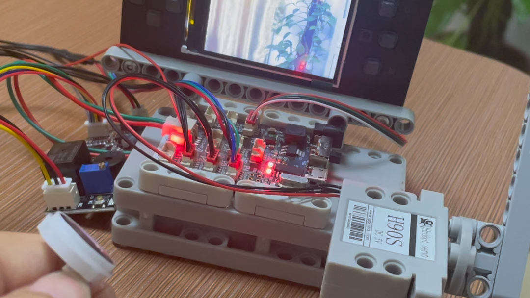 mixly人脸识别与指纹识别控制舵机