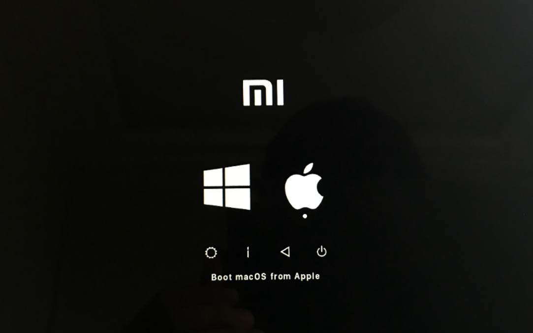 小米笔记本pro 运行 苹果 OS X系统