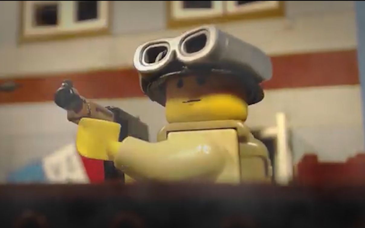 【搬/定格动画】乐高二战:布雷库特庄园突袭战 翻拍《兄弟连》