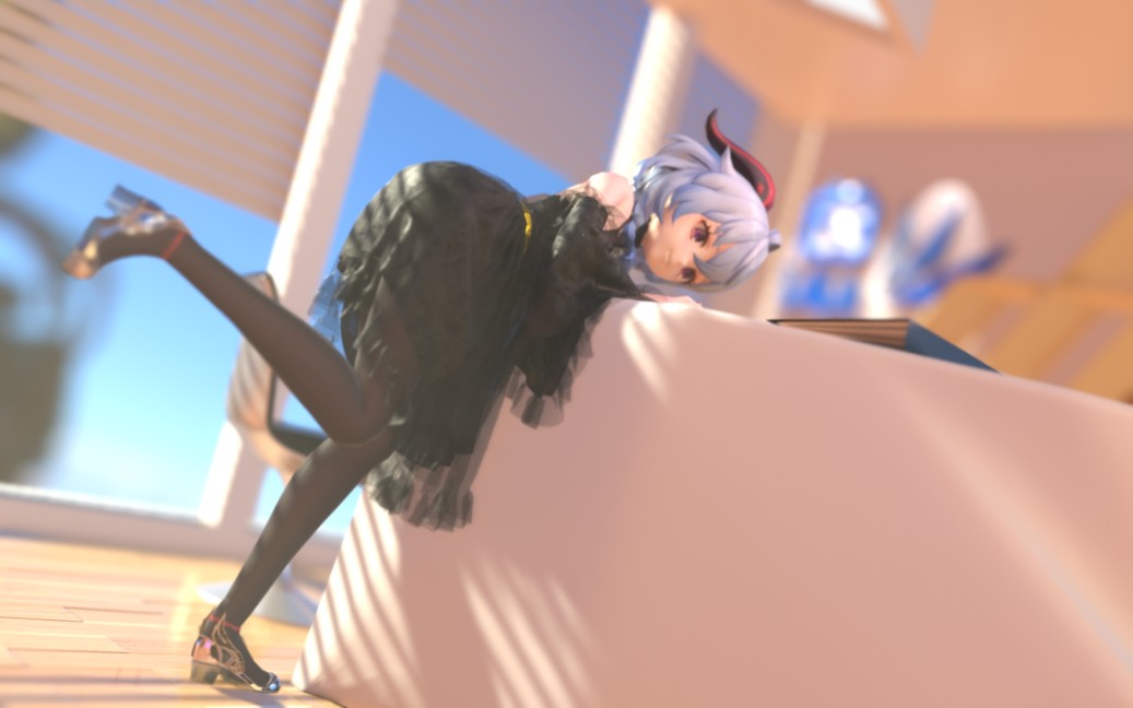 【原神MMD/布料】月海亭的秘书需要干什么吗~