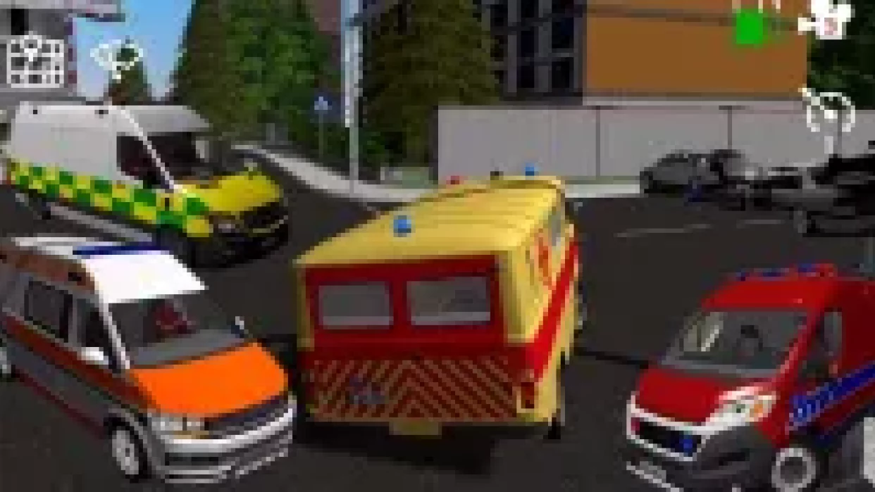 【永哥】医院救护车城市救援 救护车救护员救援模拟器