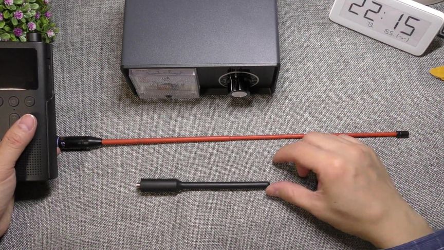 入手一台场强仪,测一下粉丝寄来的天线和米家对讲机天线对比效果