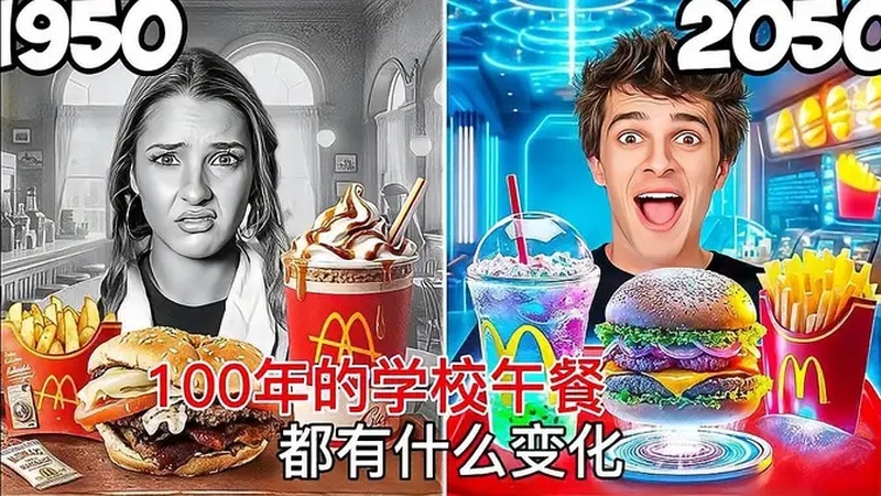 100年的学校午餐都有什么变化