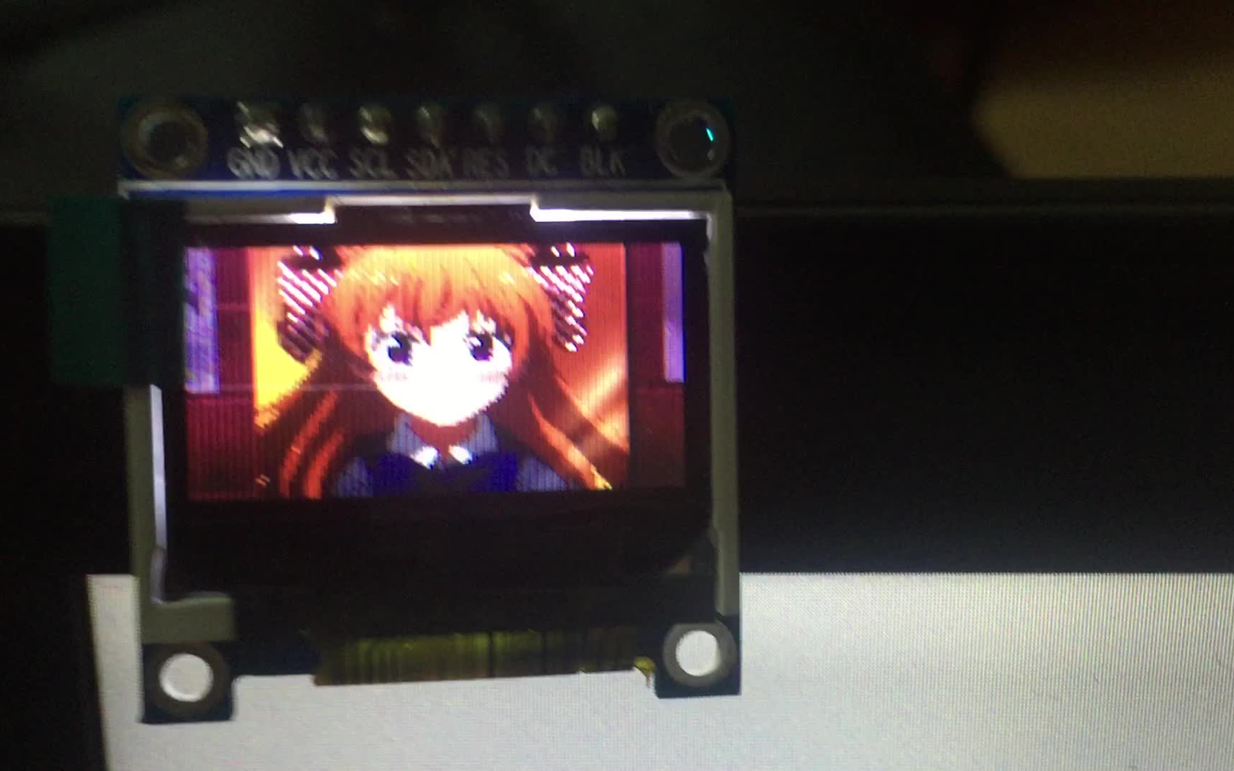 ESP8266小电视机(sunshine girl) 0.96" TFT-LCD NodeMCU