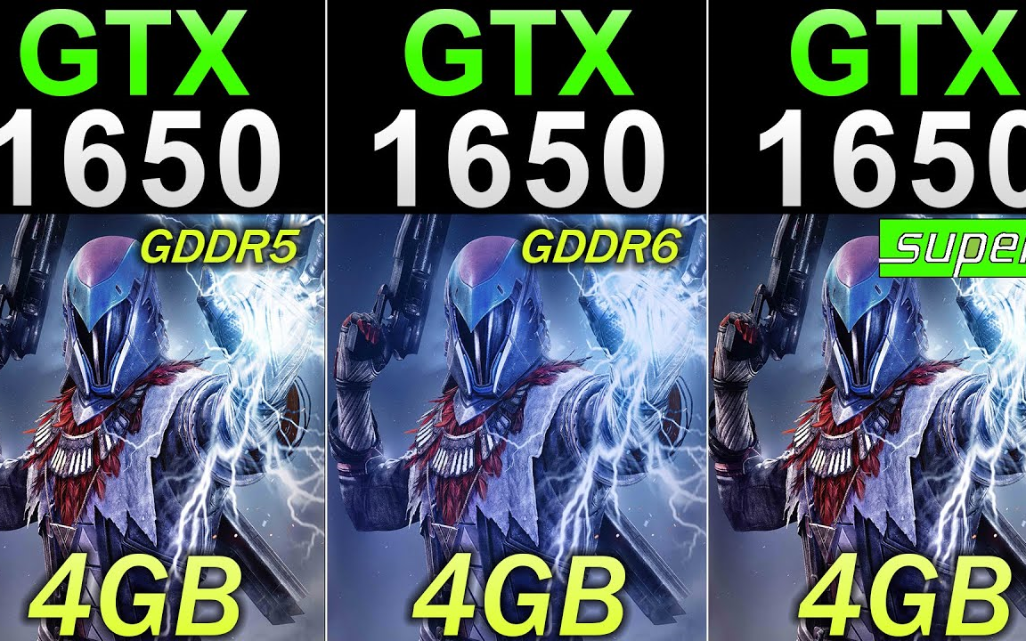 GTX 1650 (GDDR5) Vs GTX 1650 (GDDR6) Vs GTX 1650 Super