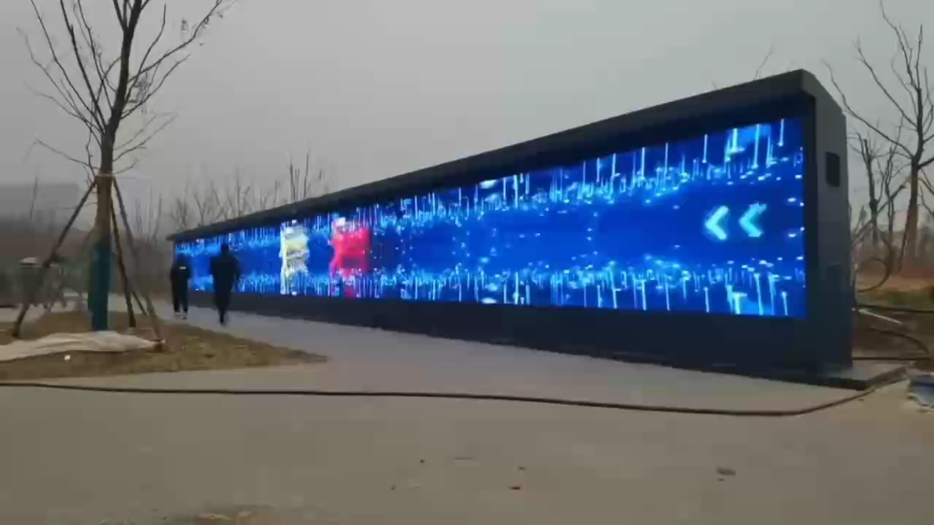 LED显示屏户外大屏互动屏幕人体互动LED异形屏透明屏异形屏贴膜亲...