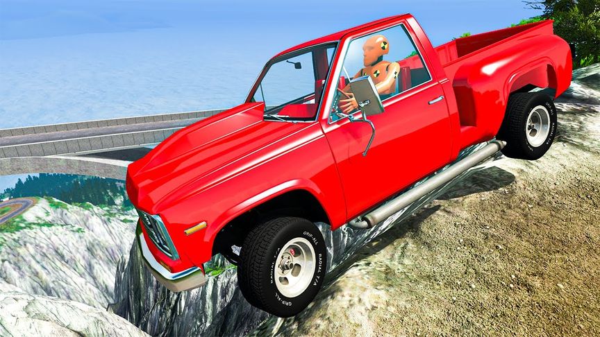 《车祸模拟器》生命只有一次,在悬崖边开车一定要特别小心