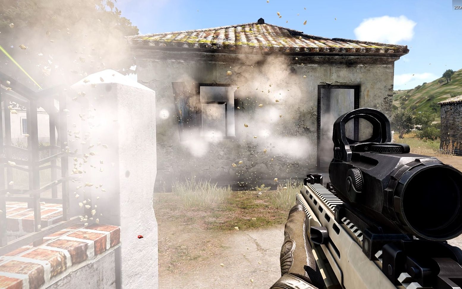 【武装突袭3】Bullets_Hit 子弹打击效果增强模组演示