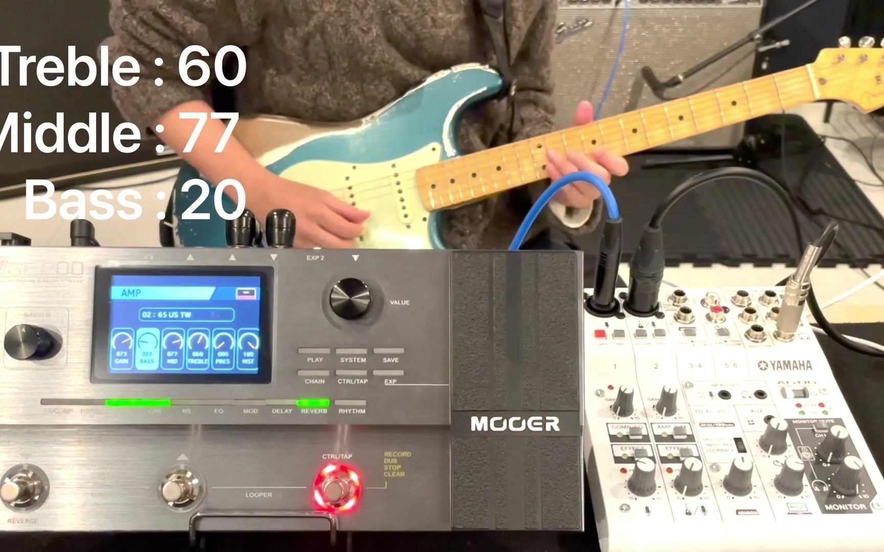 GE200的clean清音模拟音色与管箱原型音色对比!