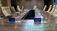 讯维无纸化会议系统,会议室现场安装调试!