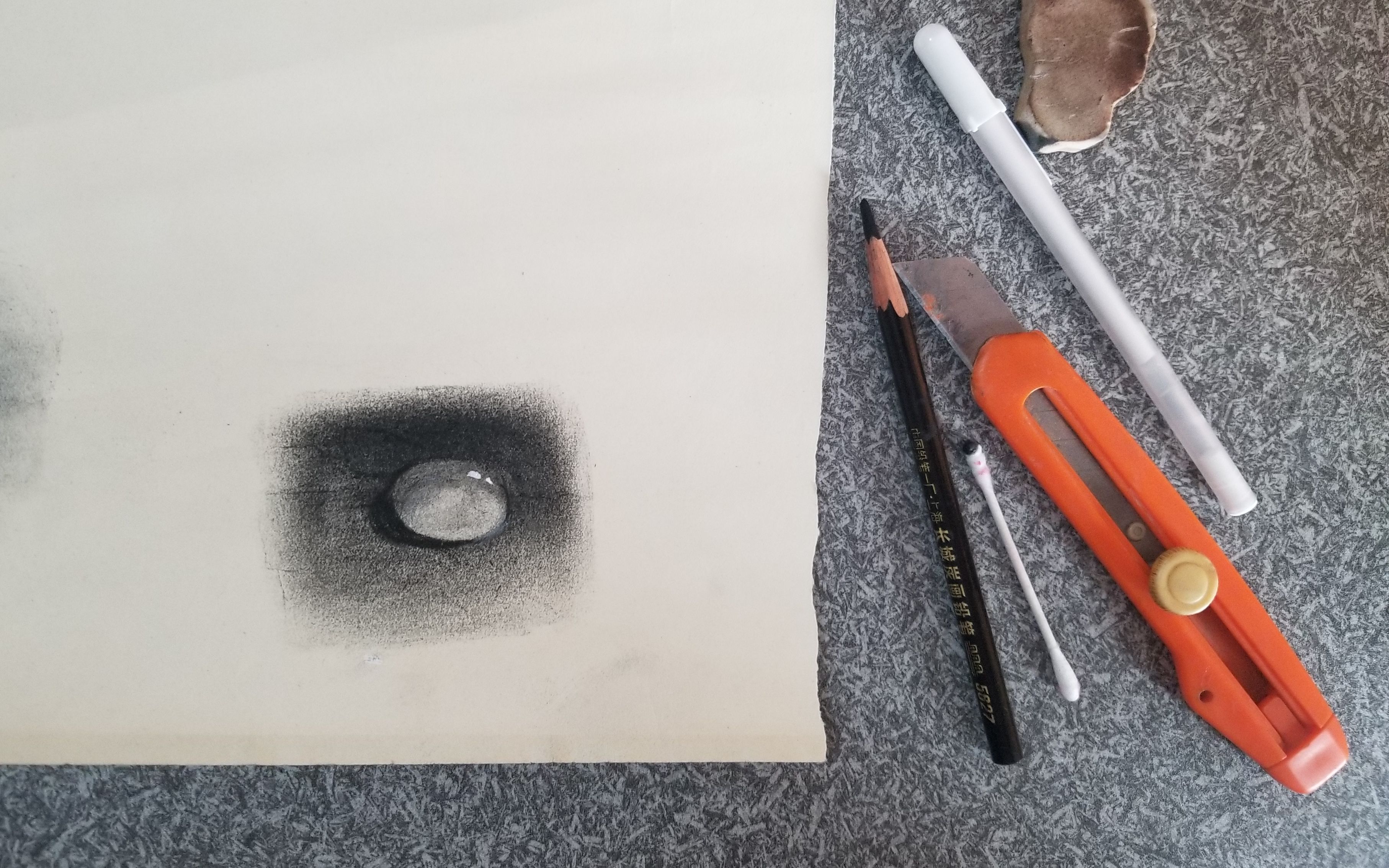 教你如何铅笔画3D水珠,素描步骤详解无废话,2分钟学会