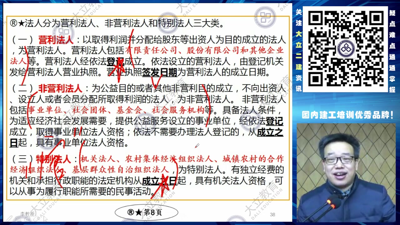 ...法规管理建筑市政机电公路水电实务视频课件报名条件二建法规精讲4