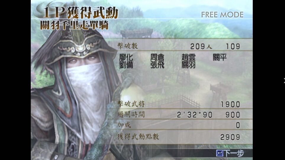 真三国无双4庞统千里走单骑无伤全灭