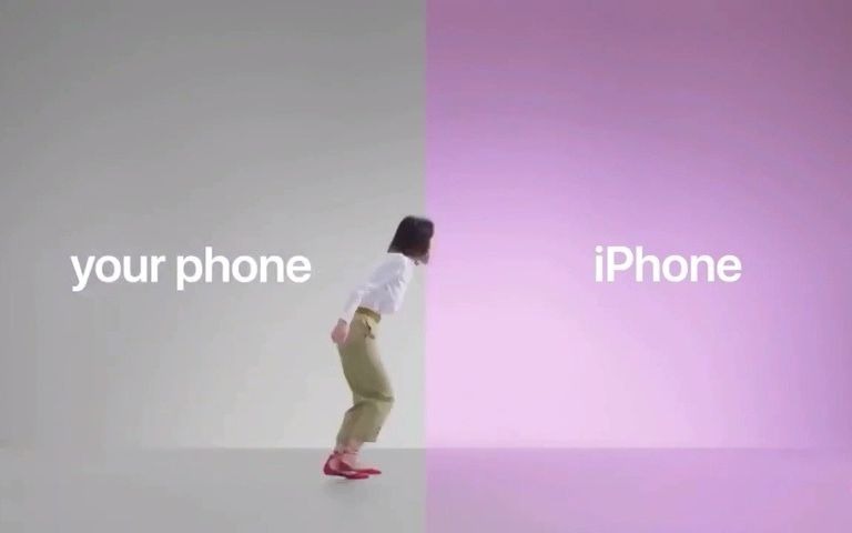 苹果手机创意广告《你的手机VS苹果》