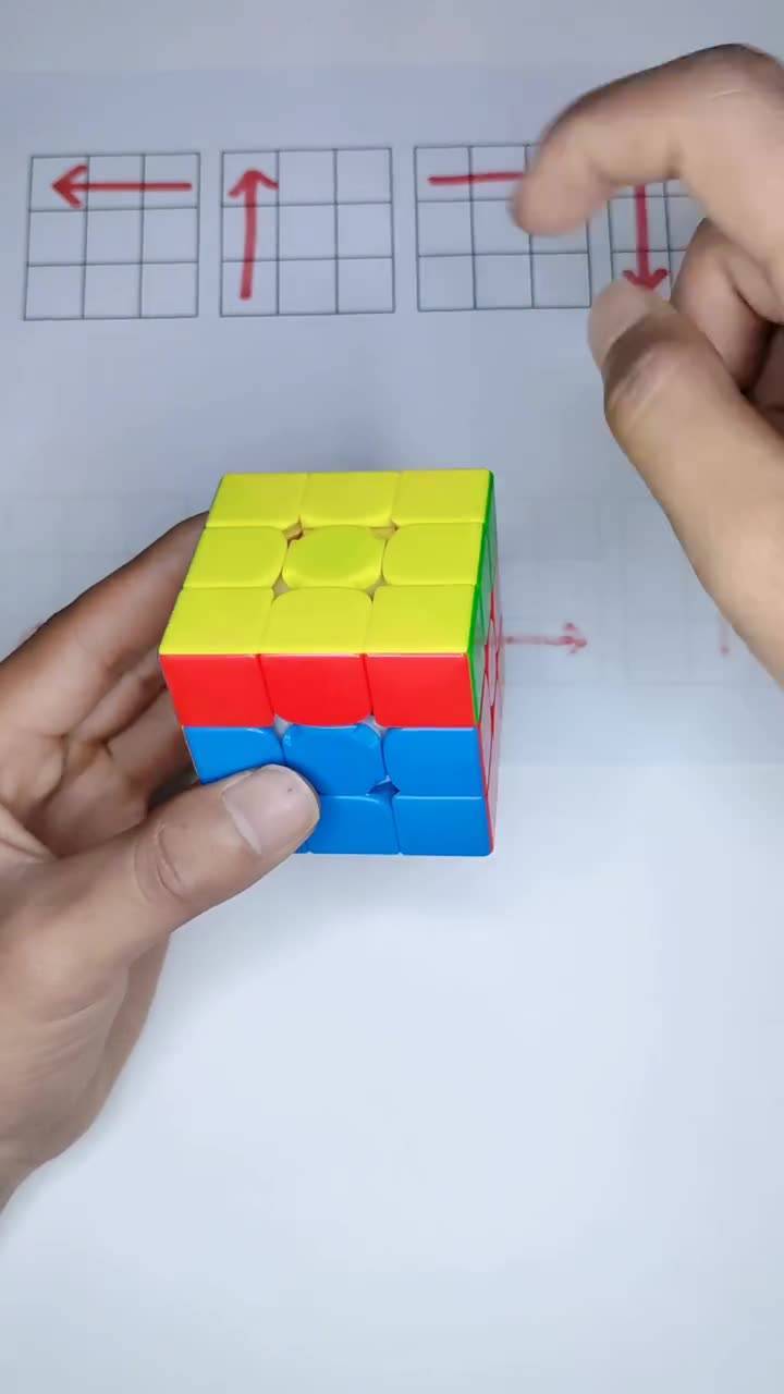 魔方旋转,生活多彩