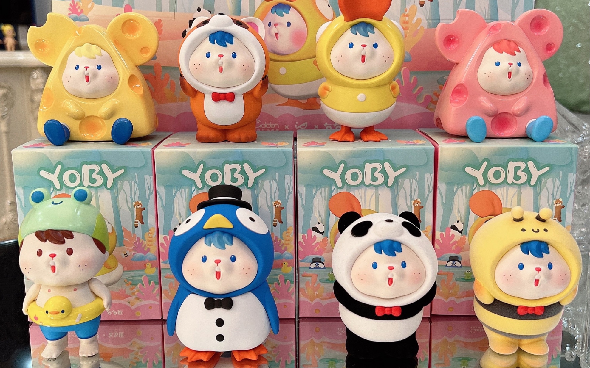 IP小站独家YOBY鼠小弟动物表演课盲盒开箱