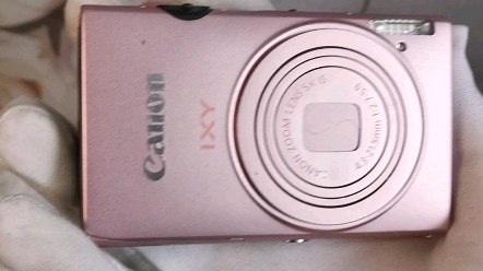 佳能ixy220f ccd数码相机樱花粉色金属卡片机