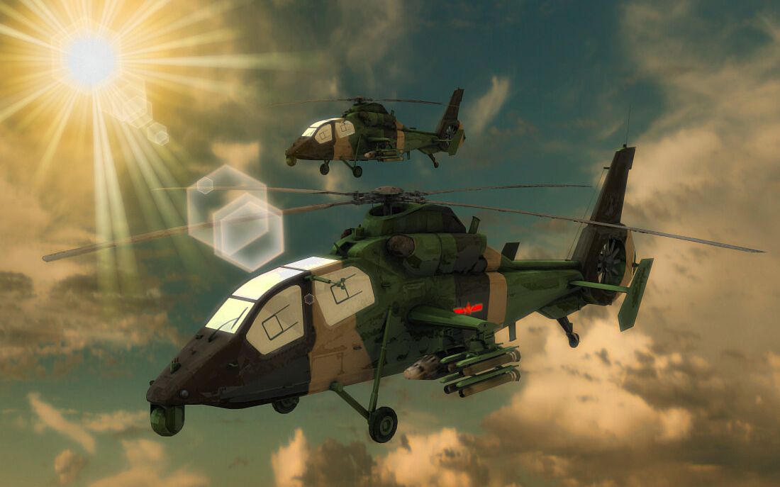 3D建模——3Dmax直升飞机模型制作——期末作业教程