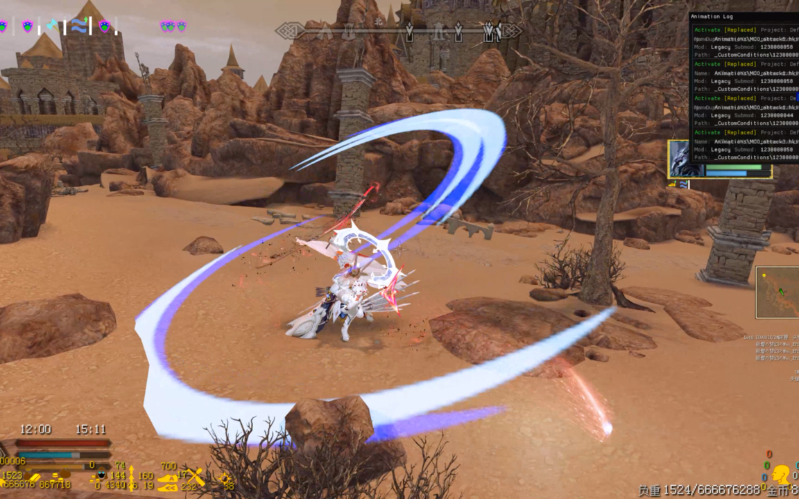 ...可以释放更多的动作,然而怪物的动作就差多了。_单机游戏热门视频