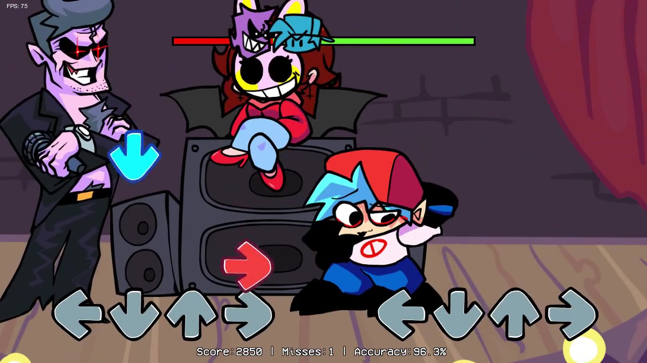 FNF换皮模组 当fnf里的所有人都成了monster