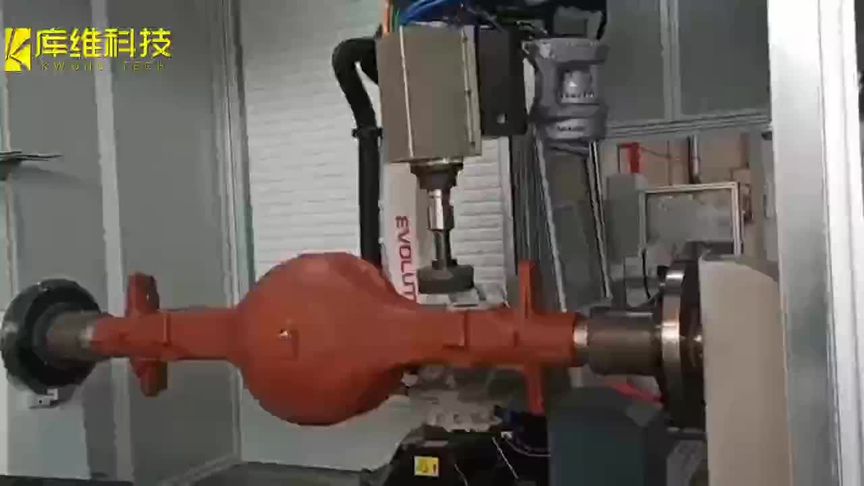 车桥去毛刺打磨工作站液晶显示器玻璃打磨自动化生产线