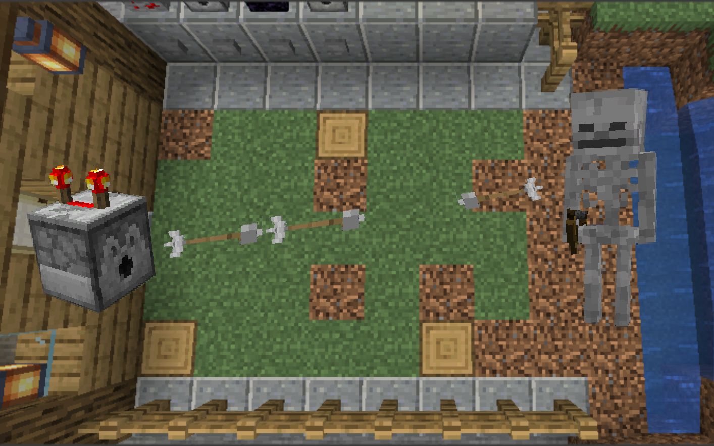 【Small_Bread】纯指令在我的世界玩PVZ!双重发射器和骷髅射手加入...