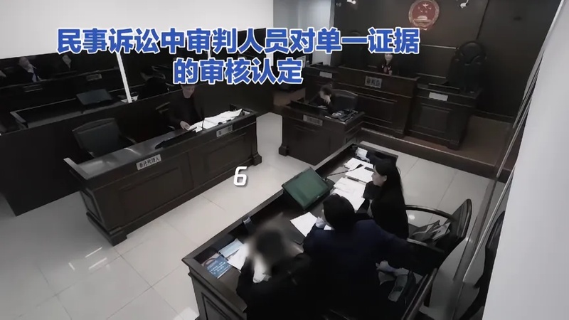 民事诉讼中审判人员对单一证据的审核标准