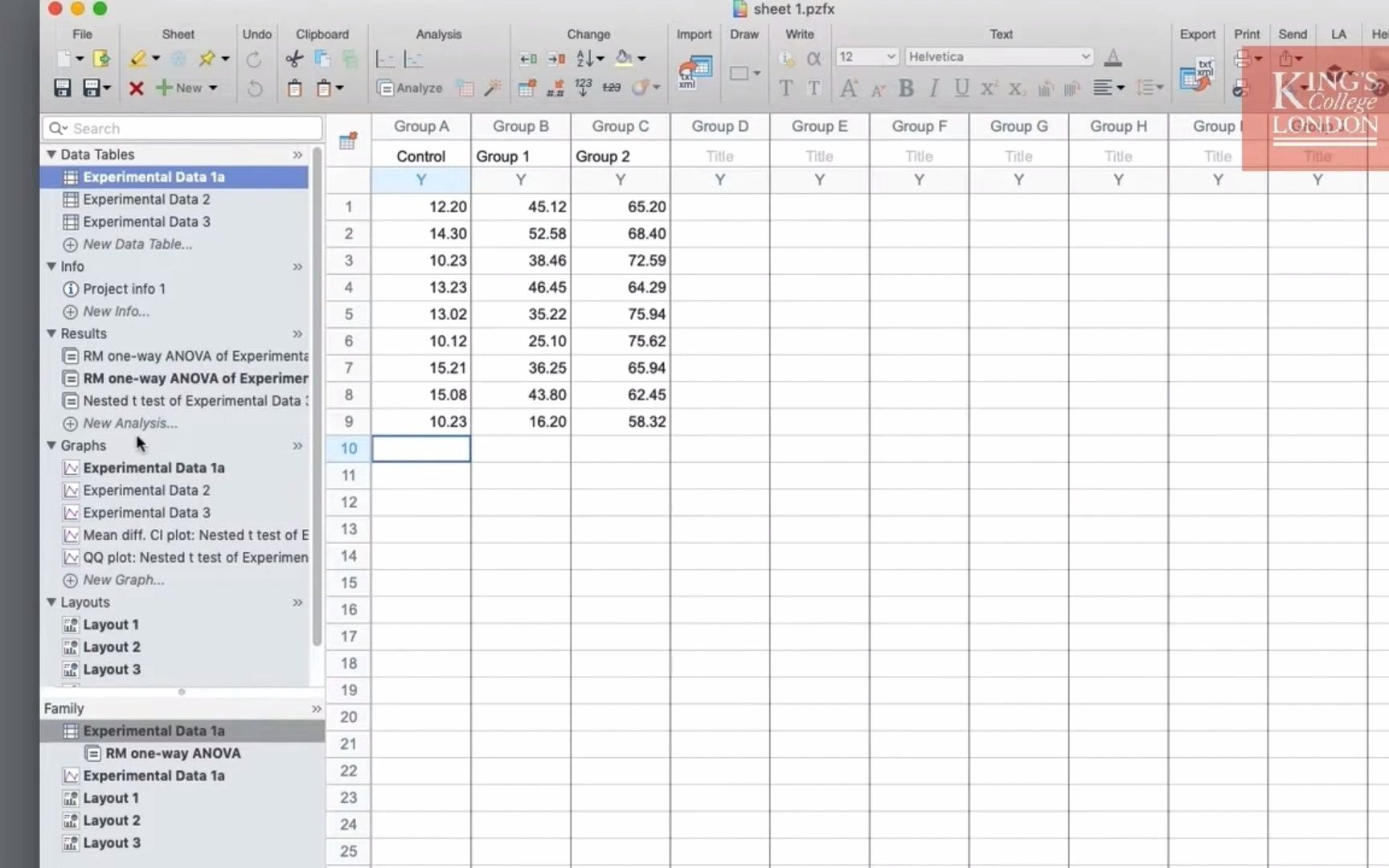 GraphPad使用教程-4 How to access and navigate key information for ...