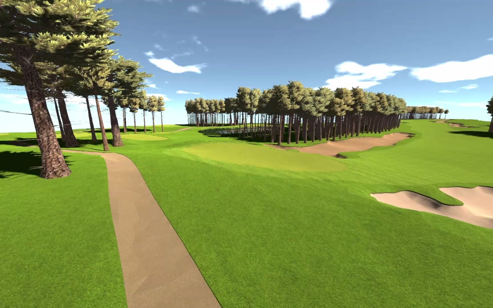 3D动画生态草地树林-670-高清视频素材-凌点网