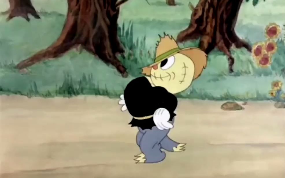 ...85年的动画太有意思了,像极了小时候努力的我们,搞笑动画《稻草人...