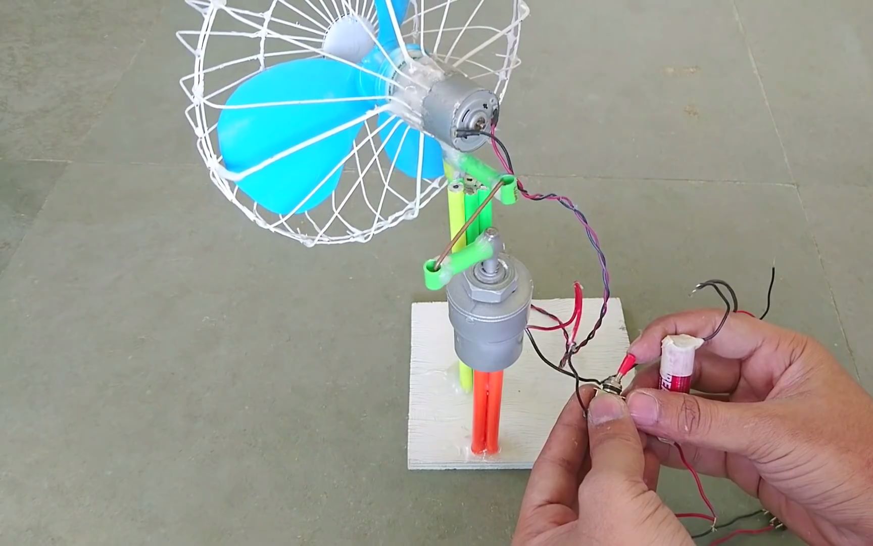 DIY—旋转台式电风扇