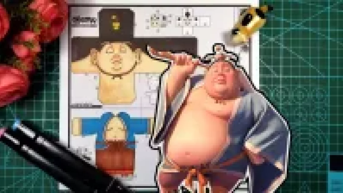 圆圆的太乙真人变方后啥样子?今天就教大家画这款迷你世界皮肤