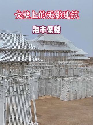 由6300根白色钢管,3万个脚手架扣件