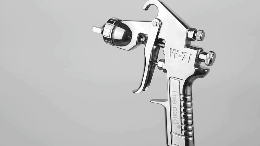 Thecard/欧卡奇W71喷漆枪上下壶家具木器汽车高雾化喷涂油漆喷枪