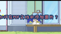 如何在PDF文档中添加图片?-江下办公