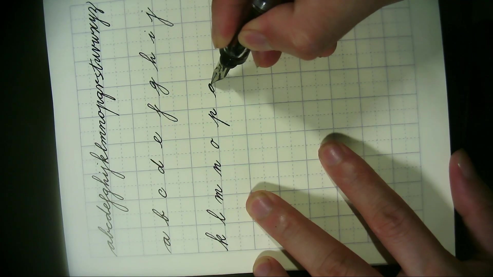【ziyoou手写】英文练字基础,26个英文字母的连笔写法基本功